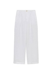 Mango MANELI - Pantaloni - white/alb - Zalando.ro