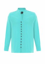 Antioch STANDING COLLAR - Shirt - turquoise - Zalando