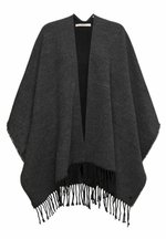 Esprit MIT FRANSEN - Cape - anthracite - Zalando.ie