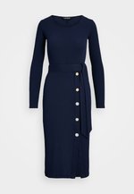 Lauren Ralph Lauren PARISSA LONG SLEEVE DAY DRESS - Strickkleid - navy/blau - Zalando.at