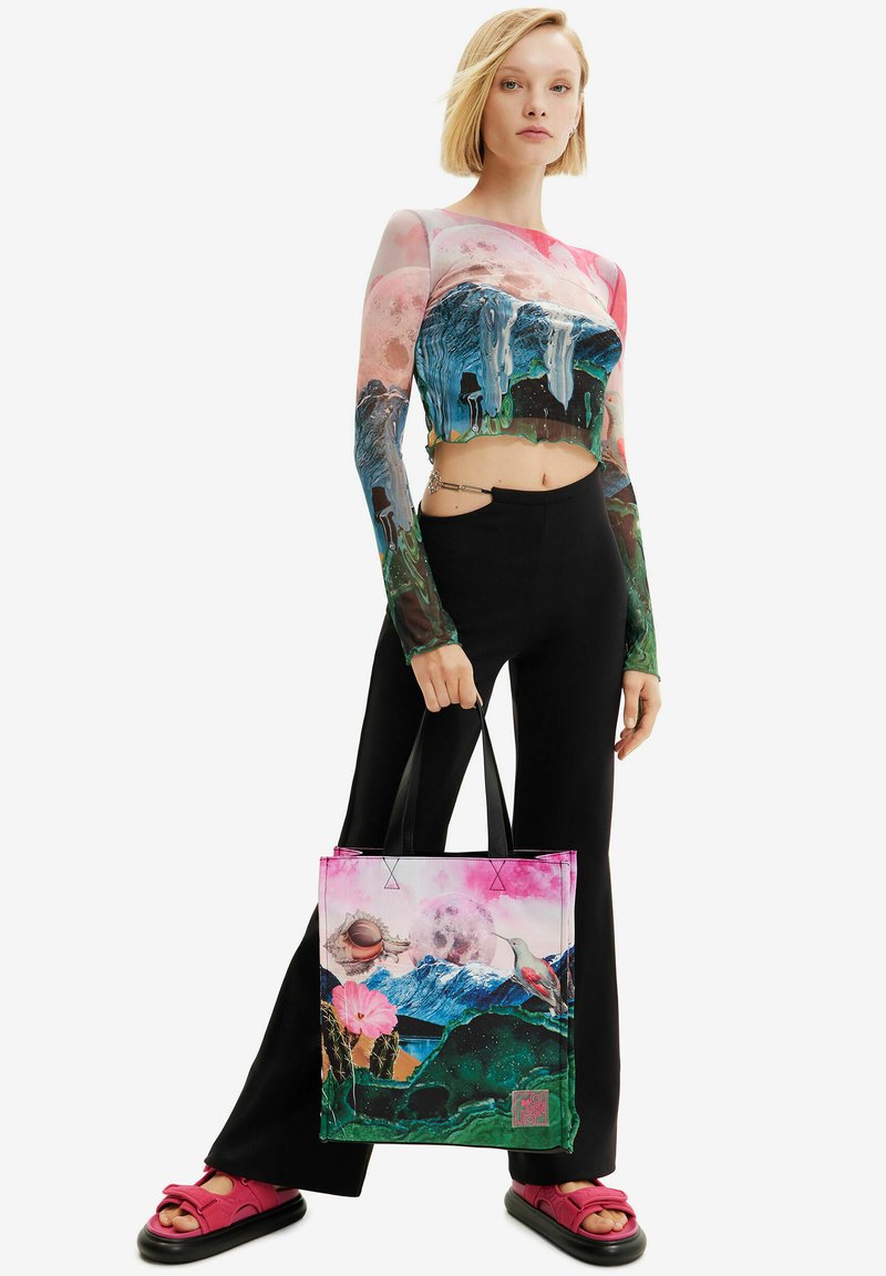 Desigual LARGE FANTASY TOTE - Shopping Bag - multi coloured/mehrfarbig ...