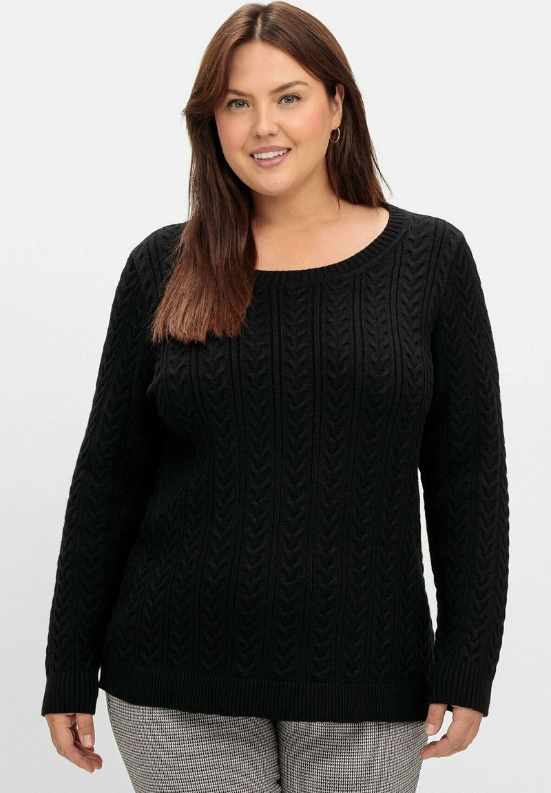 Sheego Trui - schwarz/zwart - Zalando.nl