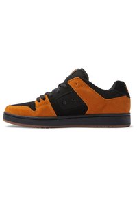 DC Shoes MANTECA - Zapatillas - wea wheat black/amarillo - Zalando.es