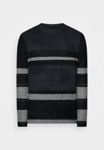 Only & Sons ONSPATRICK STRIPE CREW - Trui - dark navy/donkerblauw ...