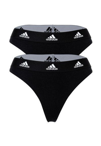 adidas Sportswear THONG 4 PACK - String - black/pink/zwart - Zalando.be
