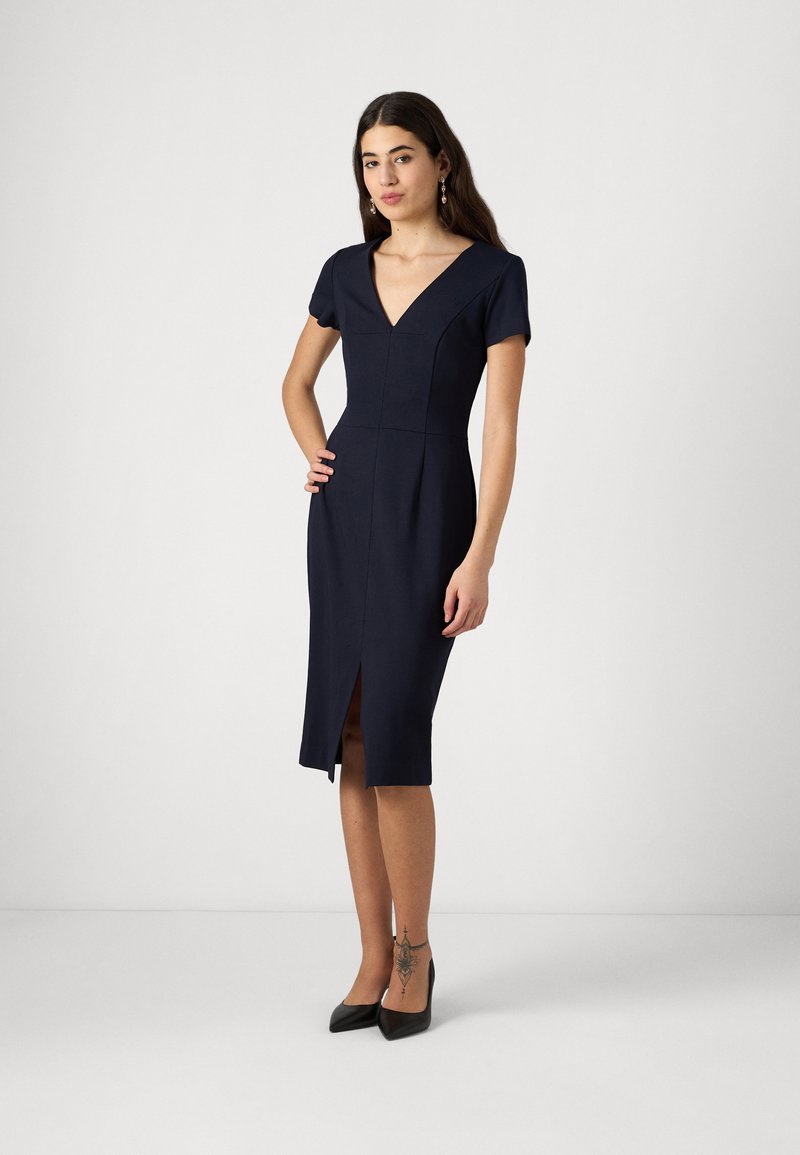 HUGO KALAMARA - Sukienka etui/granatowy - Zalando.pl