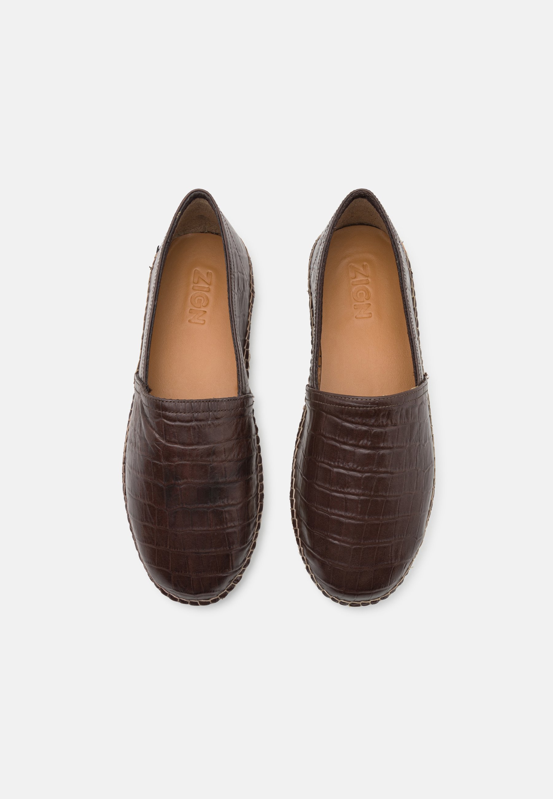 Leather espadrilles store