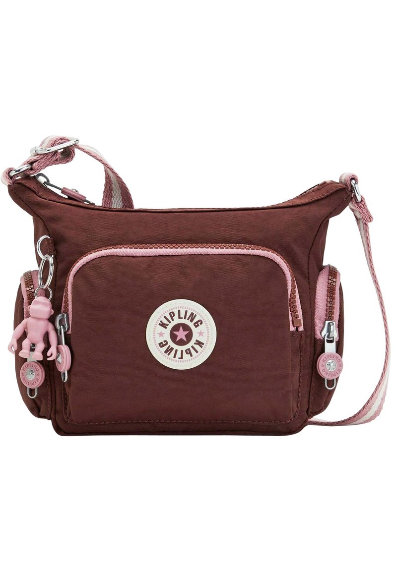 Kipling BASIC GABBIE - Sac bandoulière - mahogany bl/rouge - ZALANDO.BE