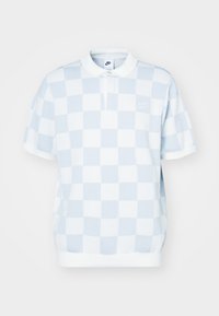 Nike Sportswear CLUB CHECKERS - Polo shirt - sail/pure platinum/off ...