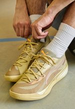 Puma ALL-PRO NITRO - Ghete baschet - rose gold/orange alert/auriu ...