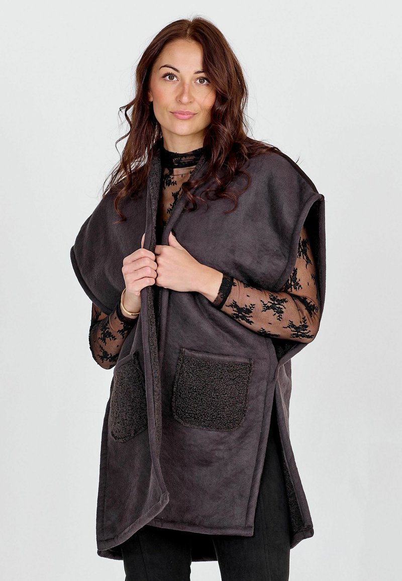 NÜ Denmark ARIA REVERSIBLE - Short coat - dark grey - Zalando