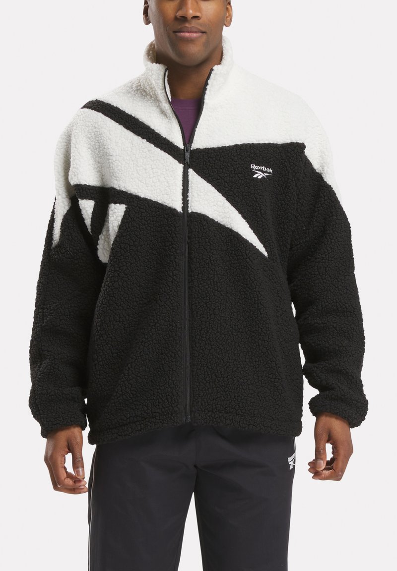 Reebok Classic VECTOR HI PILE - Fleecejakke - black/sort - Zalando.dk