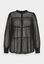Vero Moda Curve VMEA SHIRT - Bluse - black/schwarz - Zalando.ch