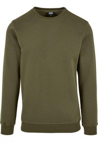 Urban Classics BASIC - Sweater - olive/olijfgroen - Zalando.nl