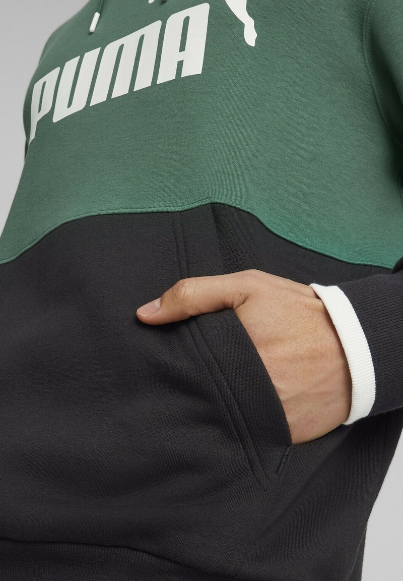 Puma POWER COLORBLOCK - Hættetrøje - vine/grøn - Zalando.dk