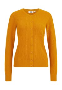 WE Fashion STRUCTURE - Cardigan - yellow/gul - Zalando.dk