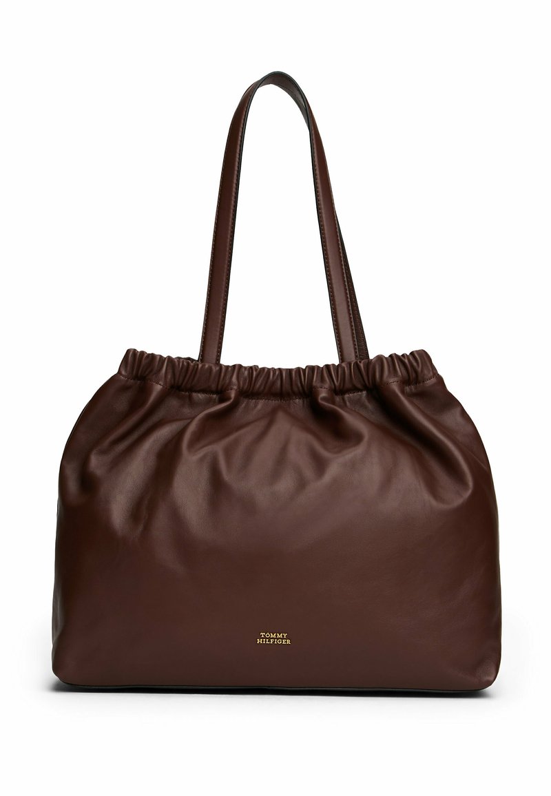 Tommy Hilfiger SOFT LOGO PLAQUE - Tote bag - rich walnut/brown - Zalando