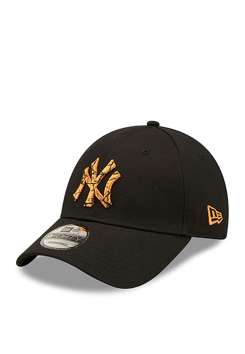 New Era MARBLE INFILL 9FORTY ADJUSTABLE NY YANKEES - Cap - schwarz ...