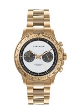 Carlheim AKSEL MM LINK - Ceas cronograf - rose gold-white/roz auriu ...