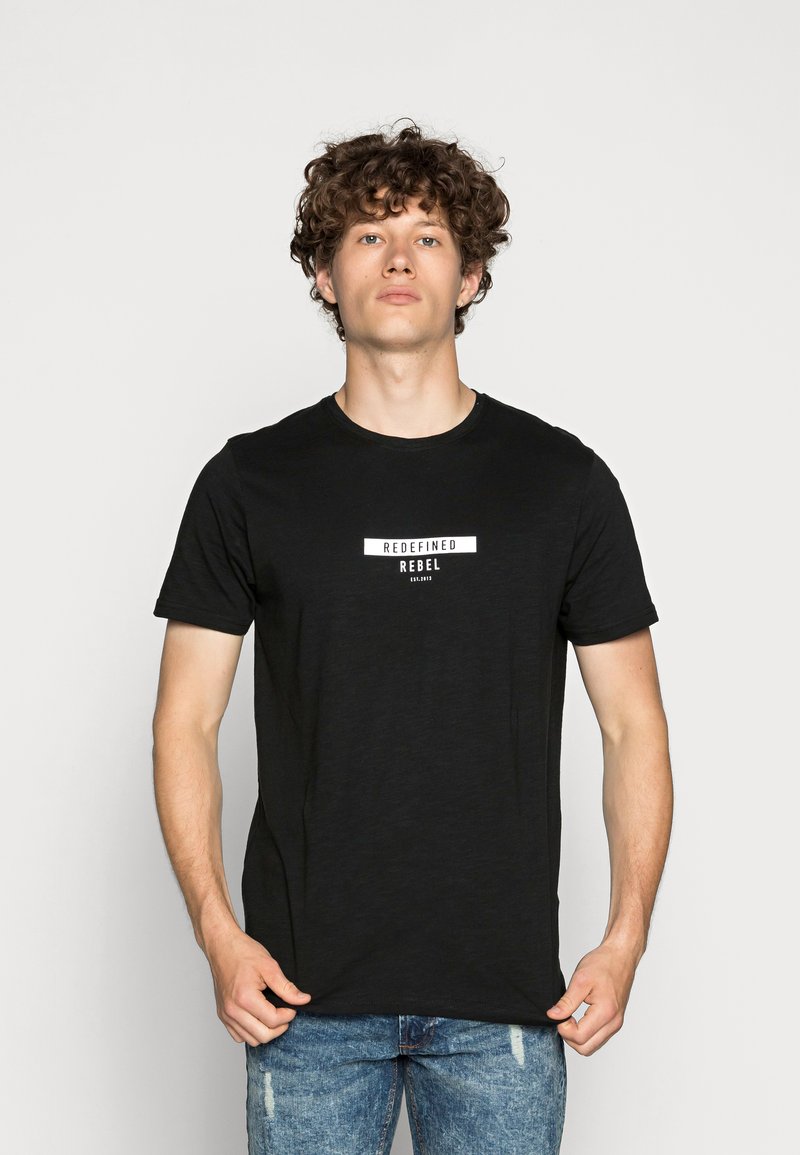 Redefined Rebel TEE - T-shirts print - black/sort - Zalando.dk