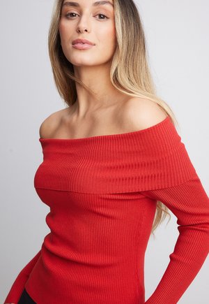 Cache Cache MIT BARDOT-AUSSCHNITT - Jersey de punto - noir/negro ...