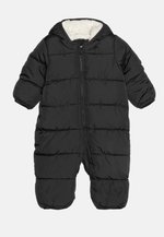 GAP SNOWSUIT BABY UNISEX - Snowsuit - soft black/black - Zalando.co.uk