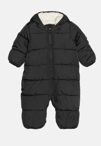 GAP SNOWSUIT BABY UNISEX - Snowsuit - soft black/black - Zalando.ie