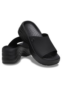 Crocs SKYLINE SLIDE - Ciabattine - black/nero - Zalando