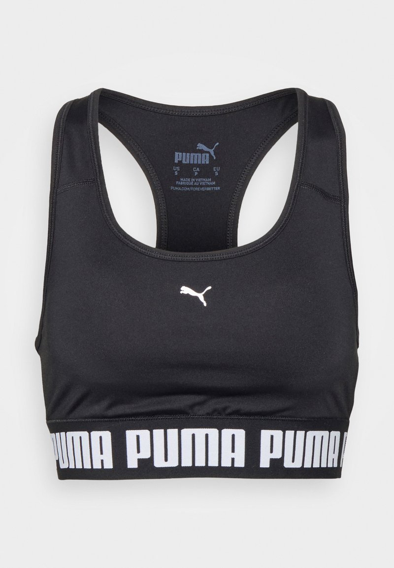 Puma MID IMPACT STRONG BRA - Sport-BH mit mittlerer Stützkraft - black ...