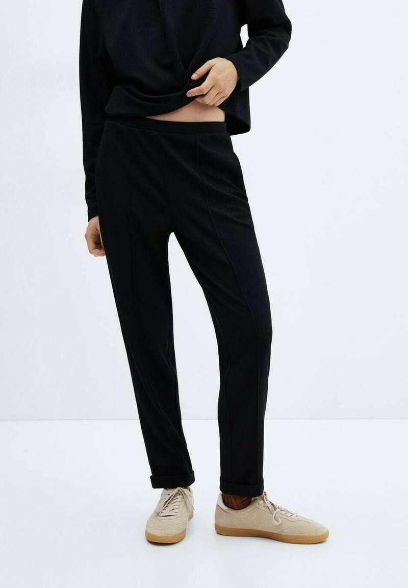 Mango Tracksuit bottoms - noir/black - Zalando.ie