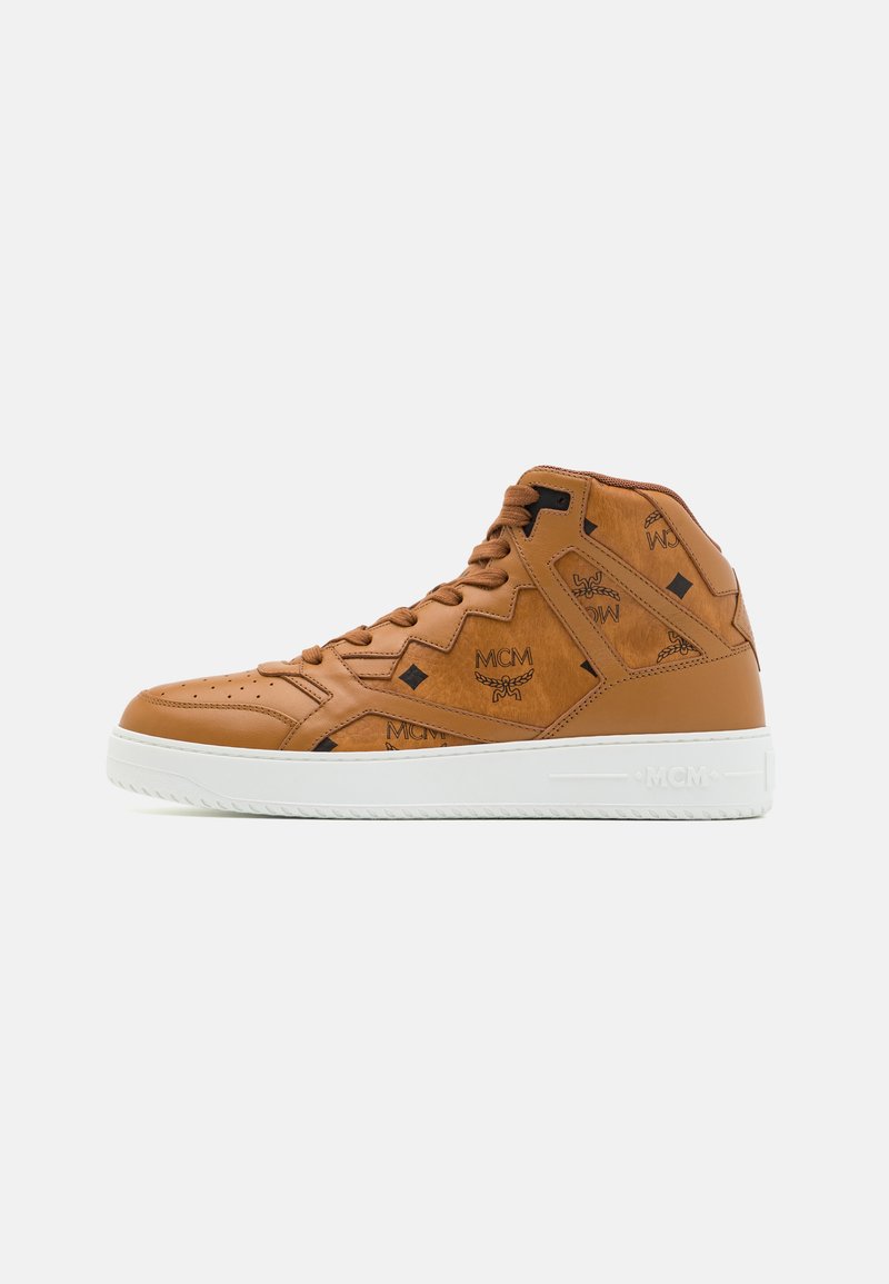 MCM NEO - High-top trainers - cognac - Zalando.co.uk