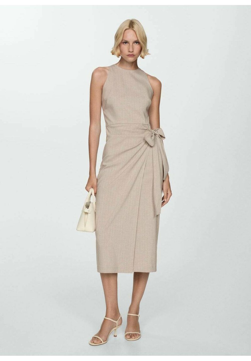 Mango LAPI-H - Sukienka letnia/beżowy - Zalando.pl