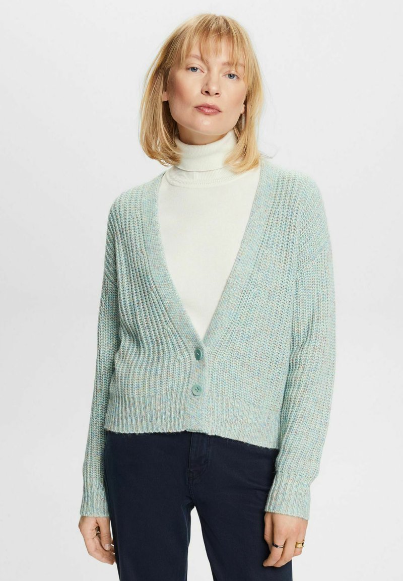 Esprit Collection Cardigan - dusty beige/beige - Zalando.dk