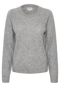 Part Two EVINA - Neule - grey melange/tummanharmaa - Zalando.fi