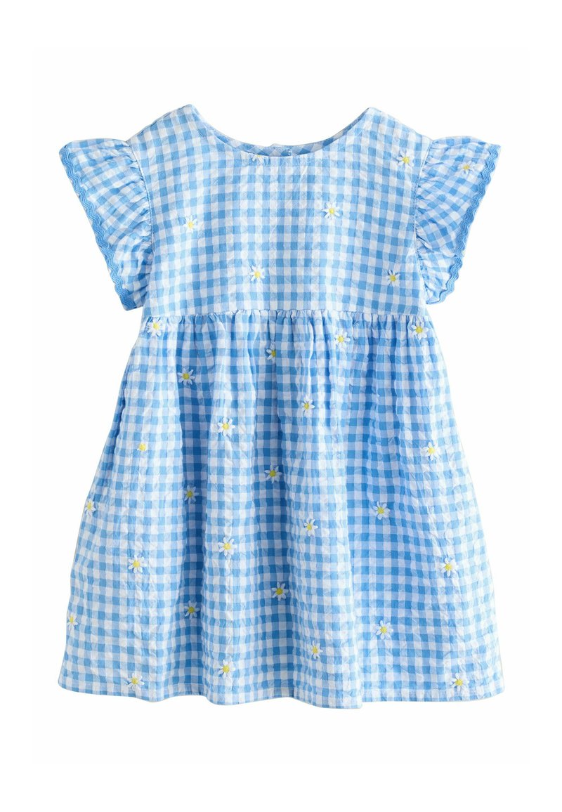 Next REGULAR FIT - Day dress - blue gingham/blue - Zalando