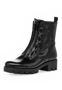 Gabor Platform ankle boots - schwarz/altsilber/black - Zalando.ie