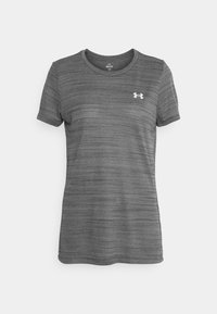 Under Armour EVOLVED CORE TECH - T-shirts print - black/white/grå ...