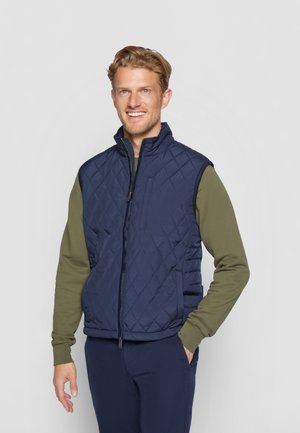 Helly Hansen PARAMOUNT SOFTSHELL - Veste sans manches - dark blue/bleu ...