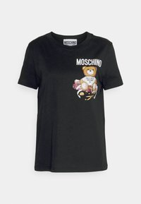 MOSCHINO SEASONAL TEDDY BEAR - Print T-shirt - black - Zalando.co.uk