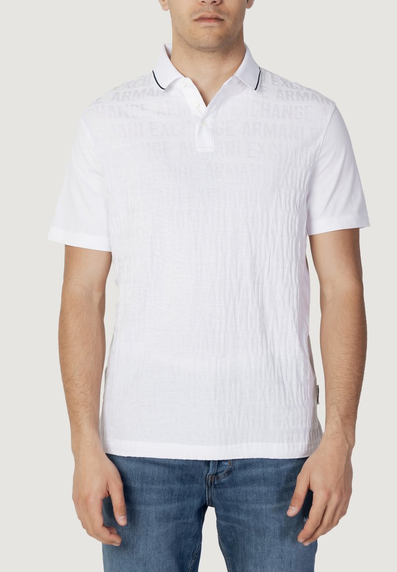 Armani Exchange Polo shirt - white - Zalando.co.uk