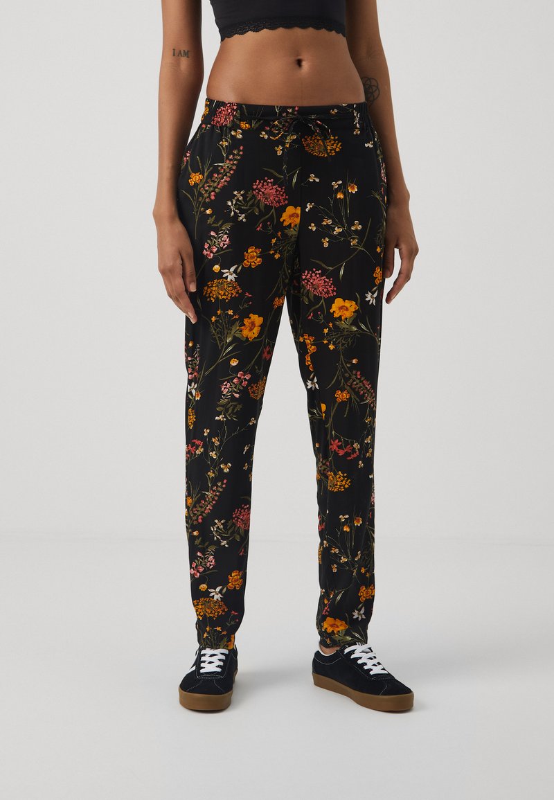 Vero Moda VMEASY PANTS - Pantalon classique - black/vicka/noir - ZALANDO.FR