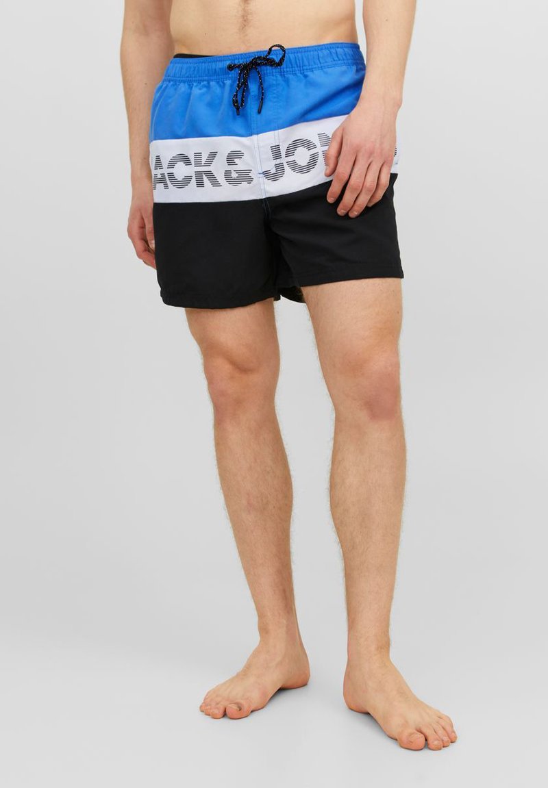 Jack & Jones JPSTFIJI JJ BLOCK SN - Shorts da mare - super sonic/blu ...