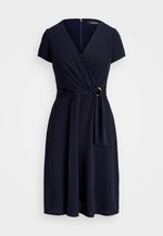 Lauren Ralph Lauren KARLEE SHORT SLEEVE DAY DRESS - Jerseyjurk - lighthouse navy/blauw - Zalando.be