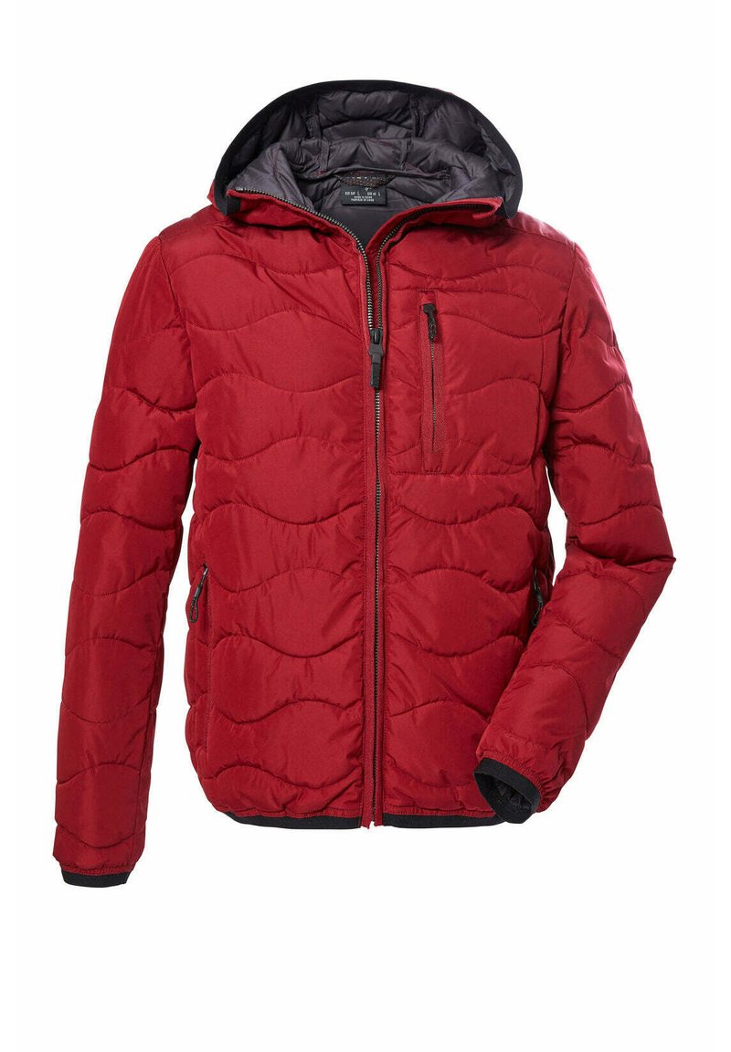 Killtec GW 7 QLTD - Regenjacke / wasserabweisende Jacke - tiefrot/rot ...