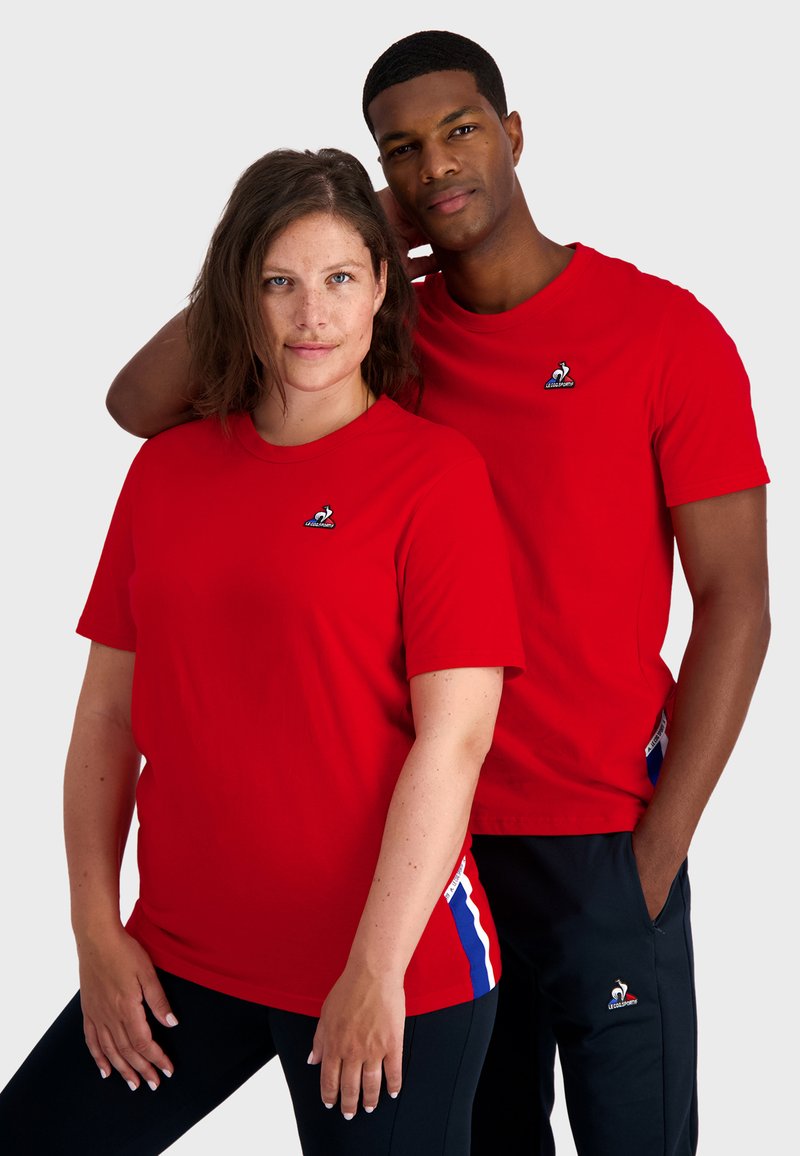 le coq sportif TRICOLORE UNISEX - T-Shirt print - red/rot - Zalando.at