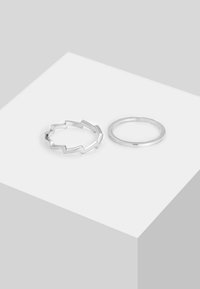 Elli 2 PACK BASIC - Ring - silver-coloured/silberfarben - Zalando.at
