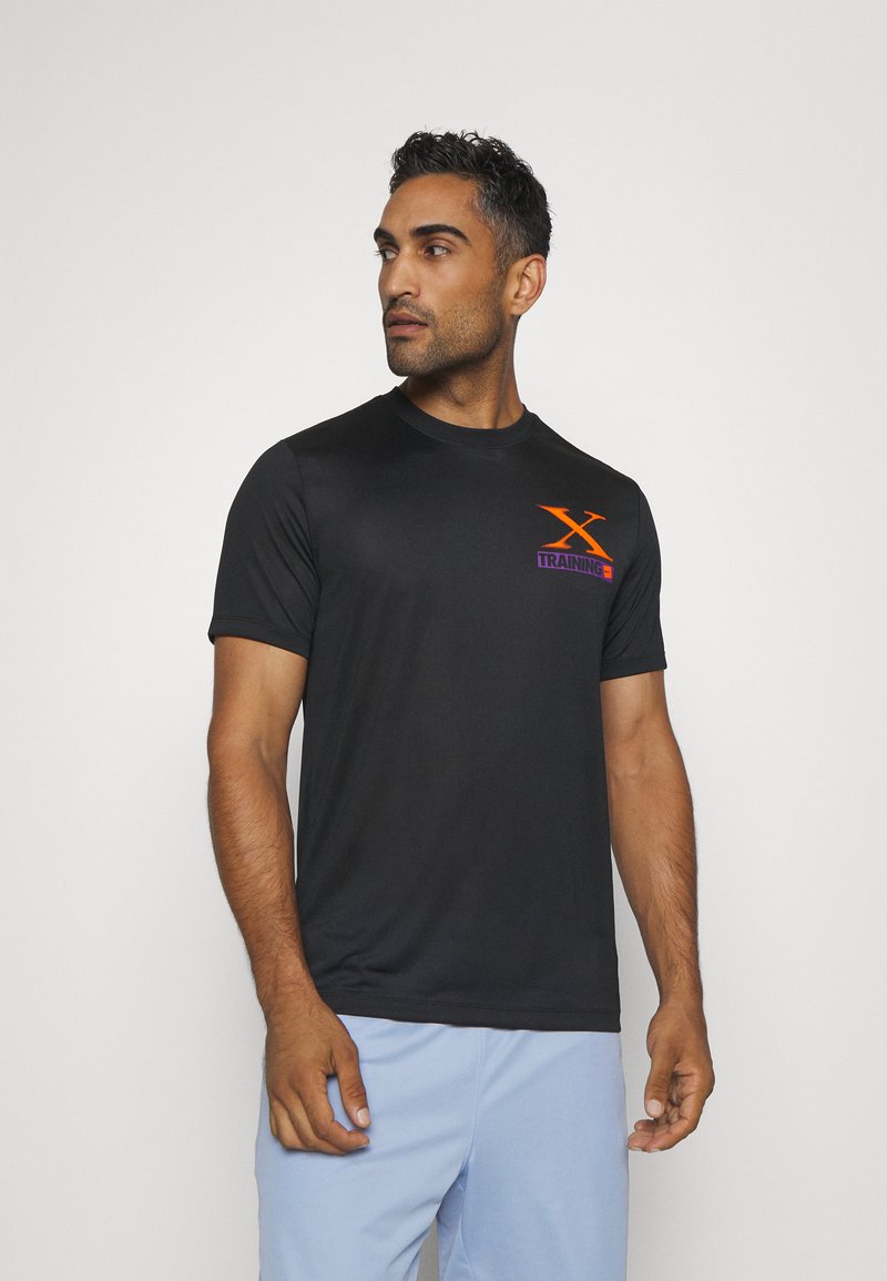 Nike Performance Tee Cross Sport T Shirt Black Schwarz Zalando De