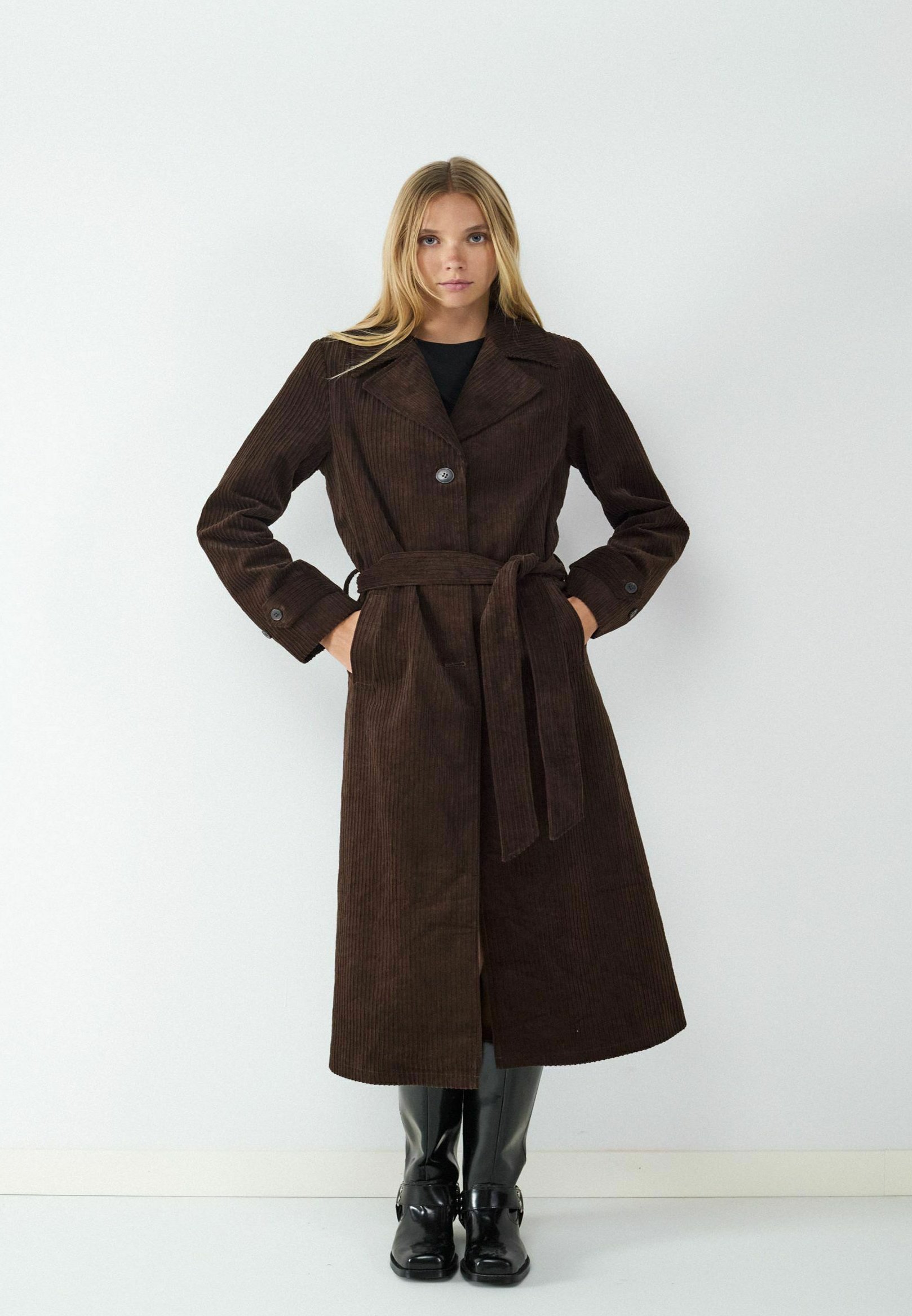 Balmohk LANGER - Trenchcoat - coffee bean/dunkelbraun - Zalando.ch