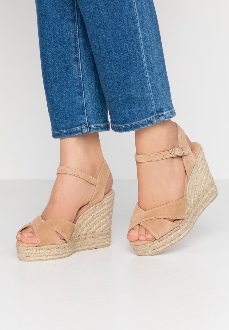 Castañer BLAUDELL - High heeled sandals - tostado/beige - Zalando.co.uk
