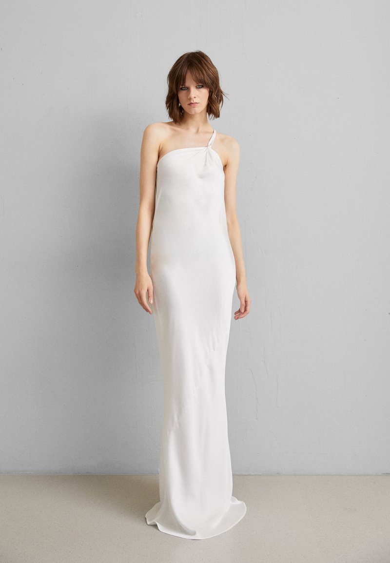Norma Kamali SHOULDER - Robe longue - snow white/blanc - ZALANDO.CH